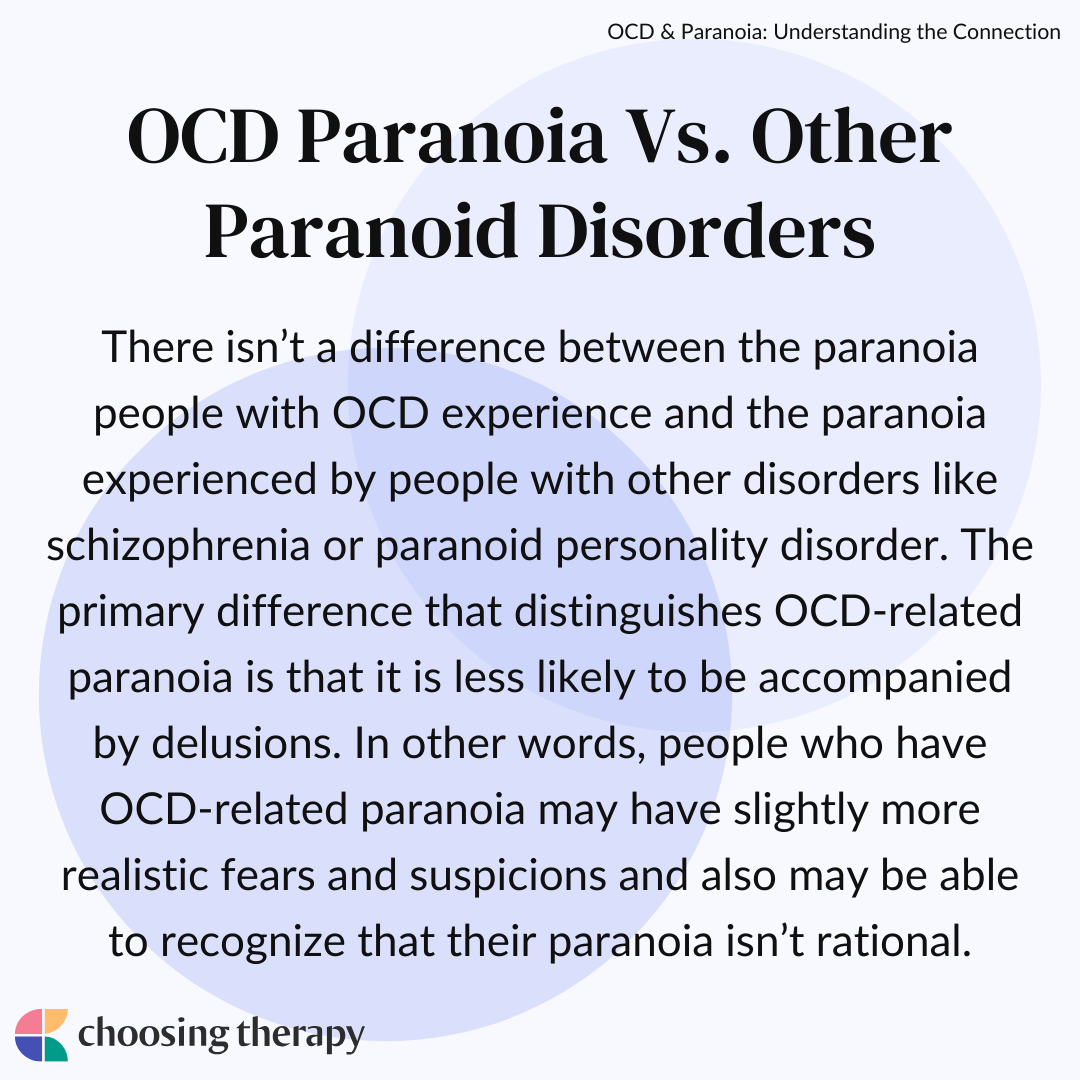 OCD & Paranoia: Similarities, Differences, & Overlap