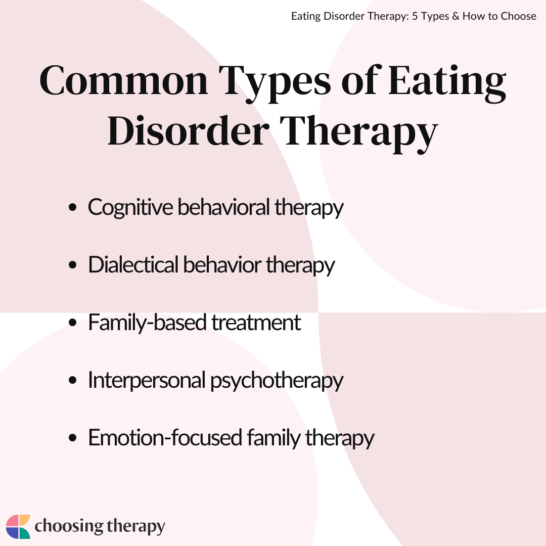 5 Types of Therapy for Eating Disorders