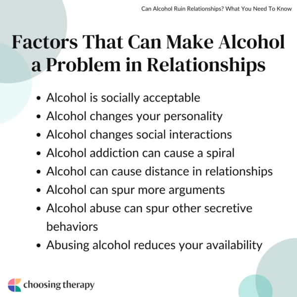 Alcohol Ruins Relationships: Things to Know