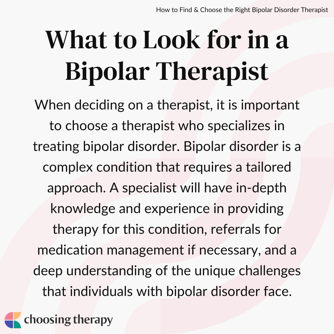 5 Tips for Finding a Therapist for Bipolar Disorder