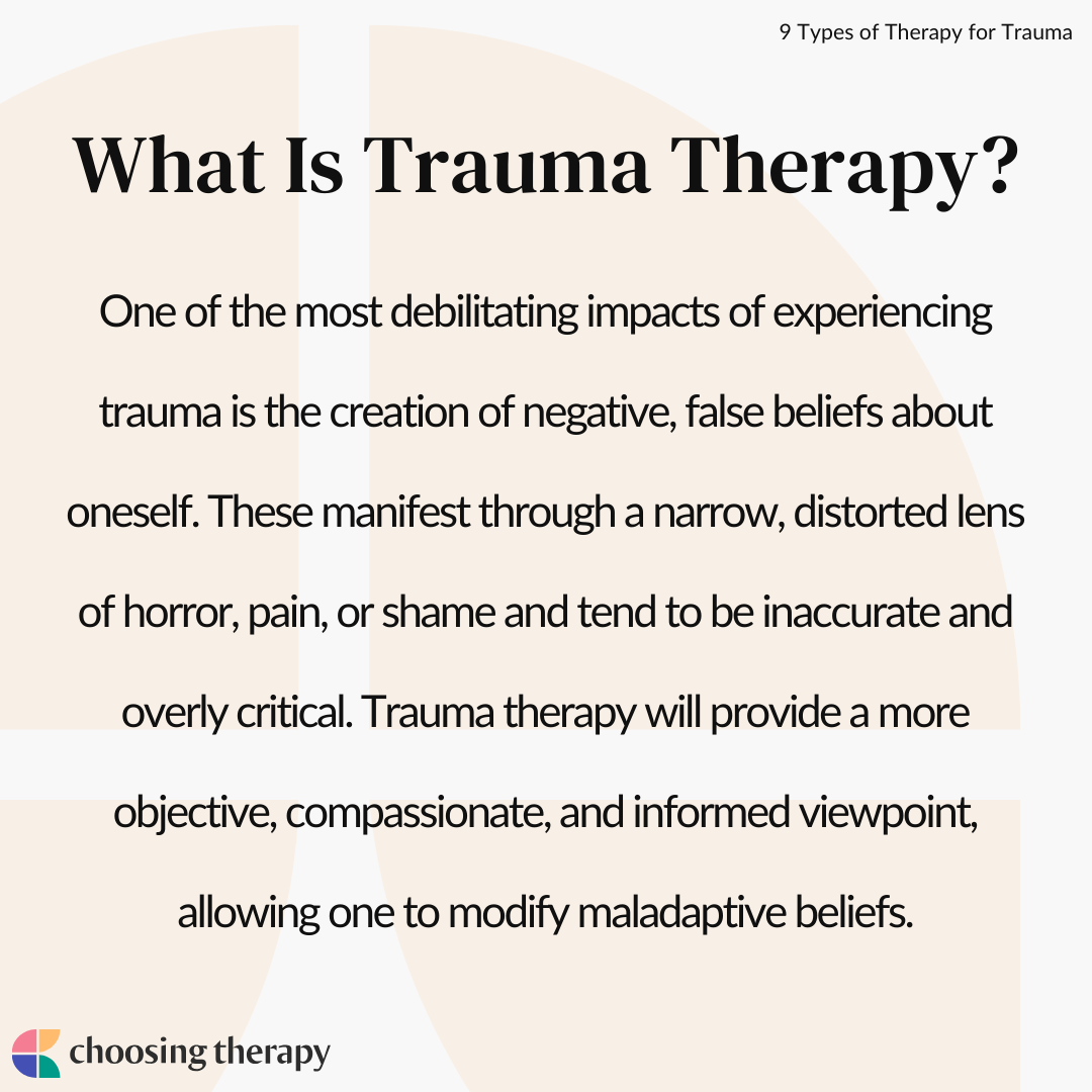 Types of Therapy for Trauma