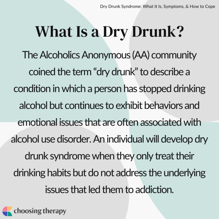 What Is Dry Drunk?