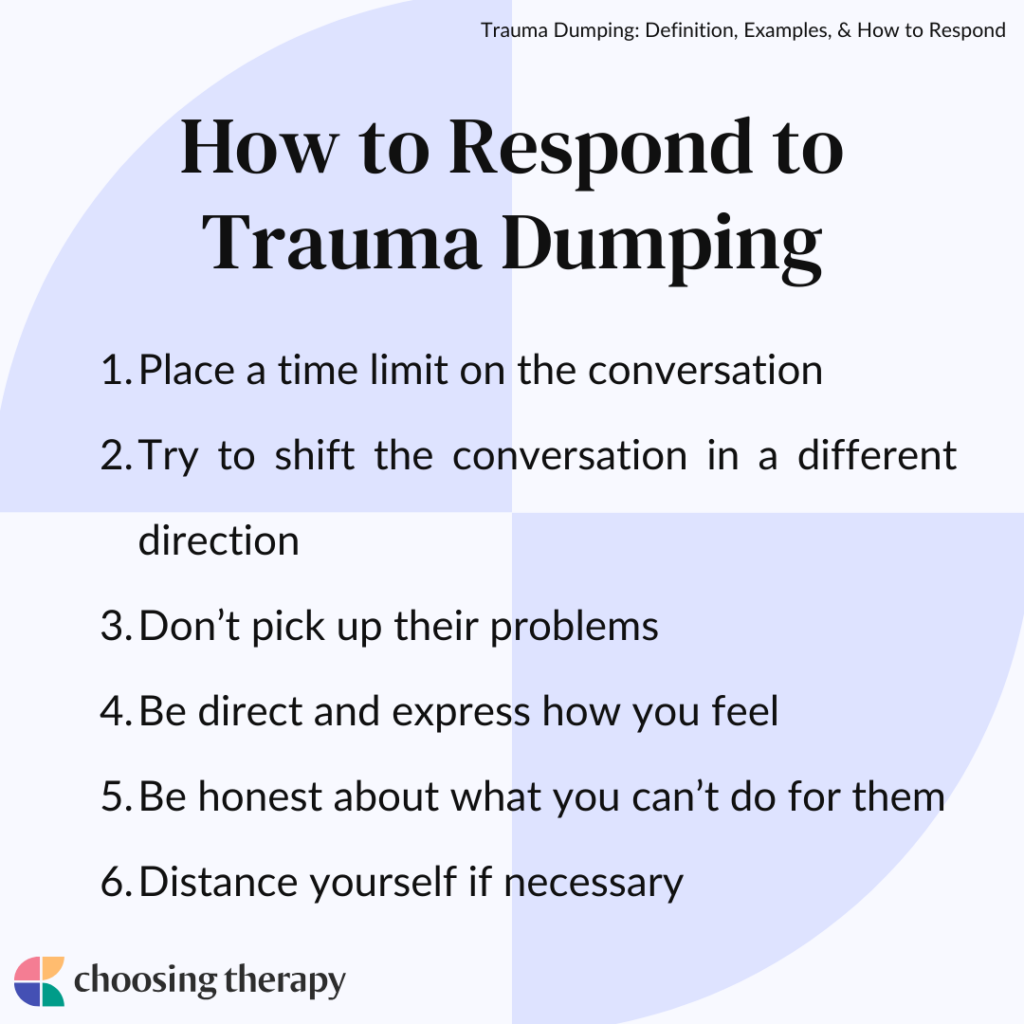 What Is Trauma Dumping?