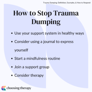 What Is Trauma Dumping?