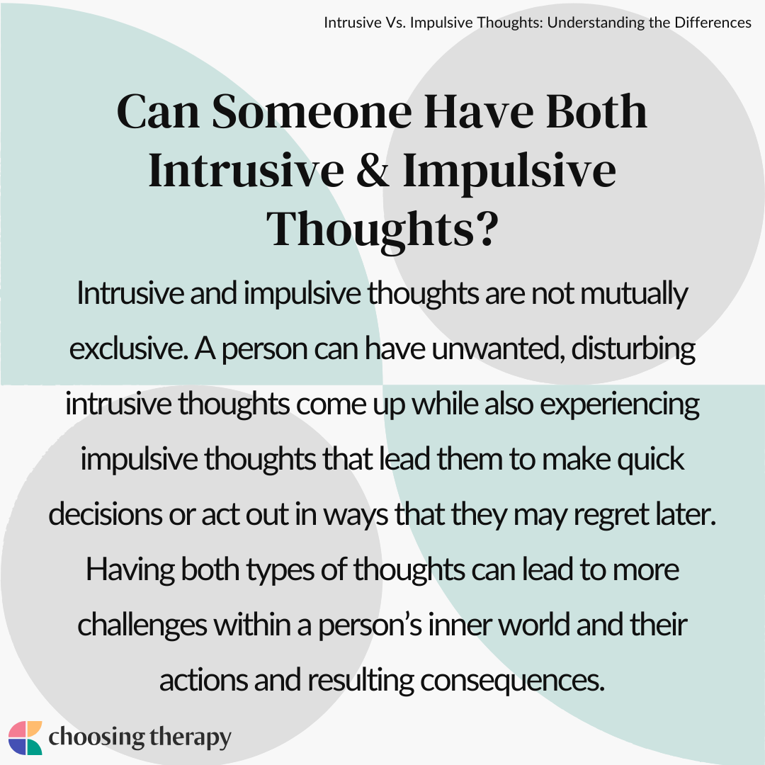What Is the Difference Between Intrusive Vs. Impulsive Thoughts?