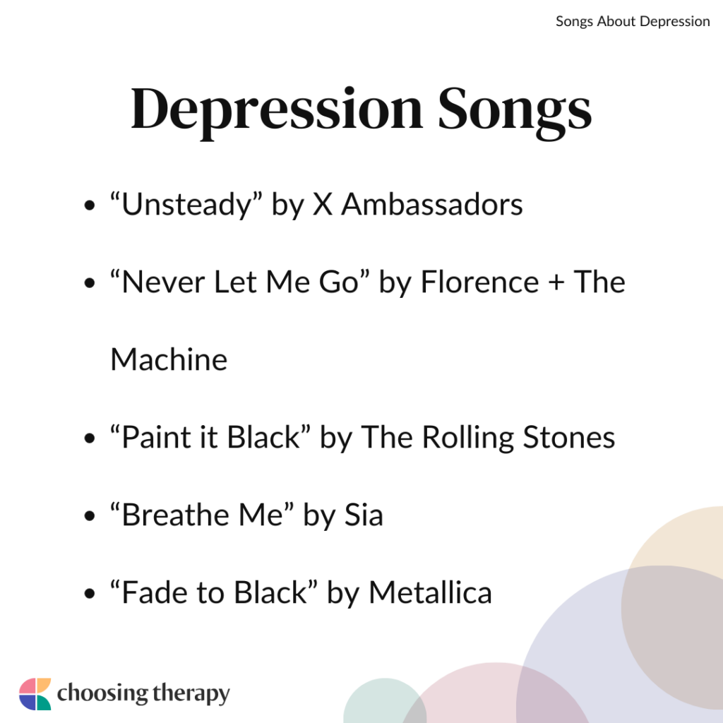34 Songs About Depression