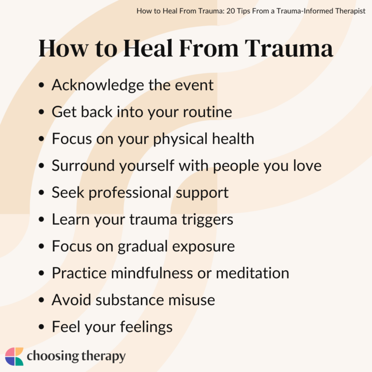 How to Heal From Emotional & Psychological Trauma