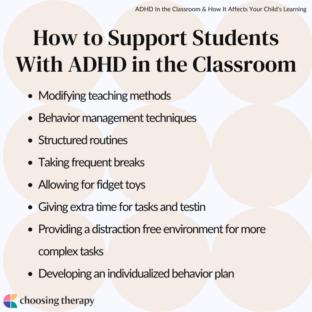 ADHD In the Classroom & How It Affects Your Child's Learning ...