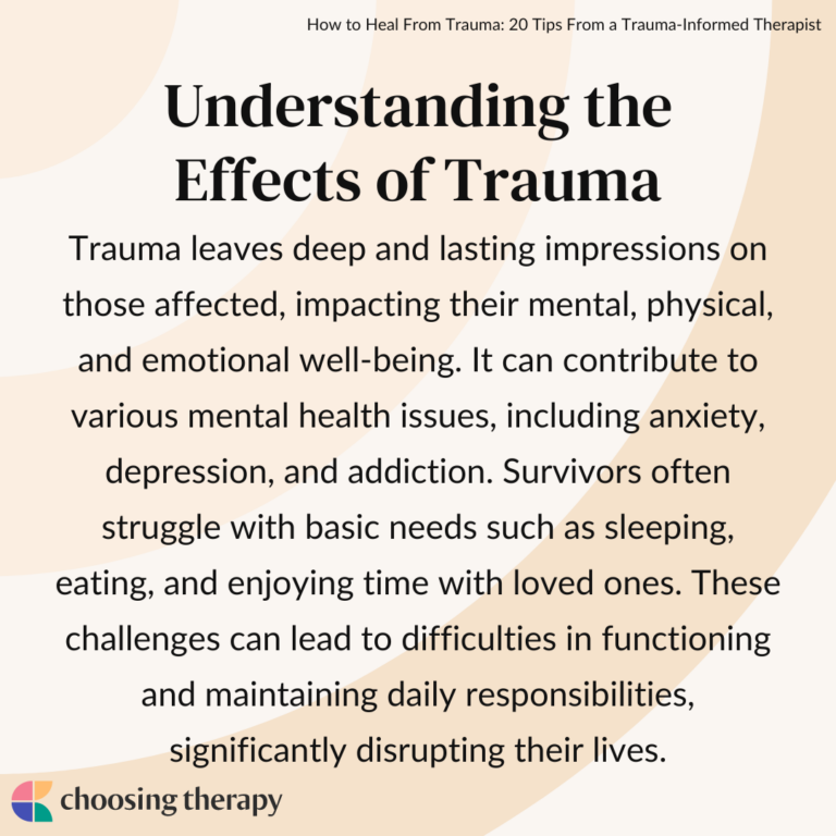 How to Heal From Emotional & Psychological Trauma