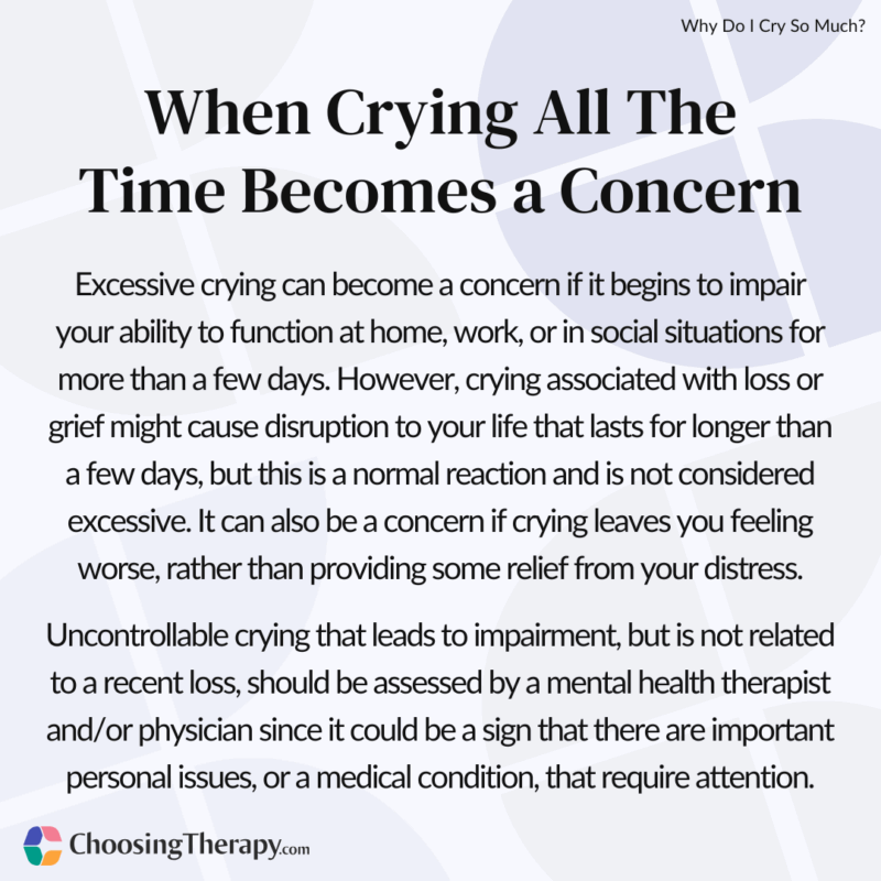 Why Do I Cry So Easily?