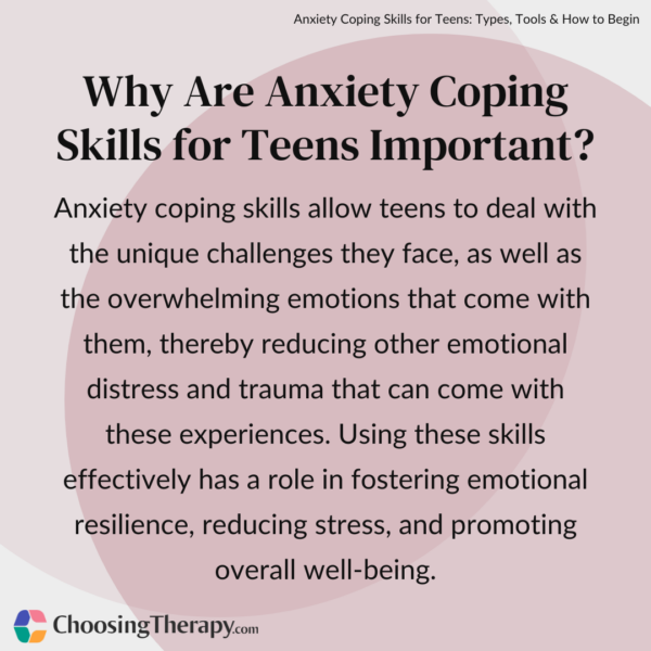 8 Anxiety Coping Skills for Teens