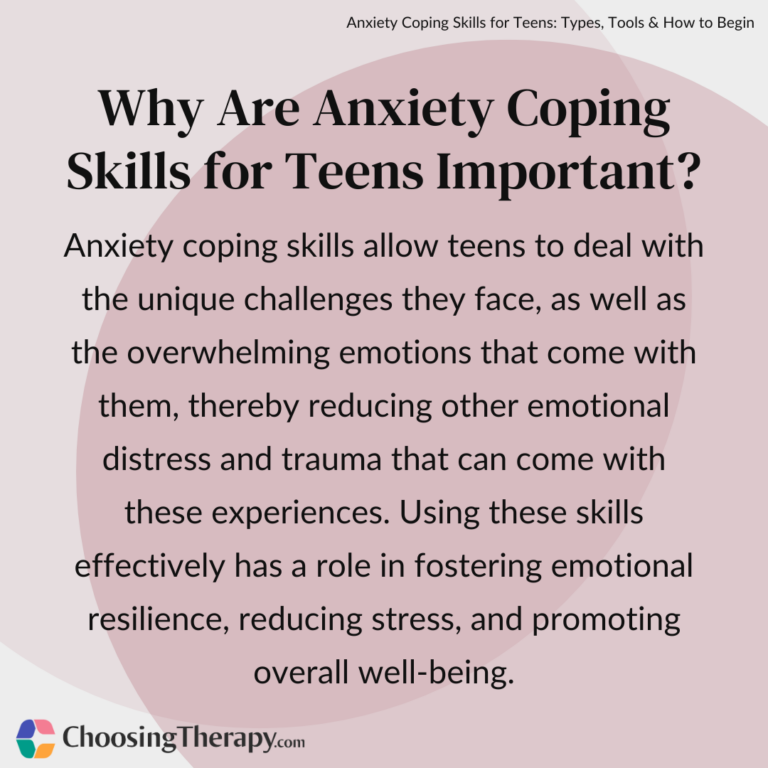 8 Anxiety Coping Skills for Teens