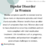 Bipolar Disorder in Women: Symptoms & Signs | ChoosingTherapy.com