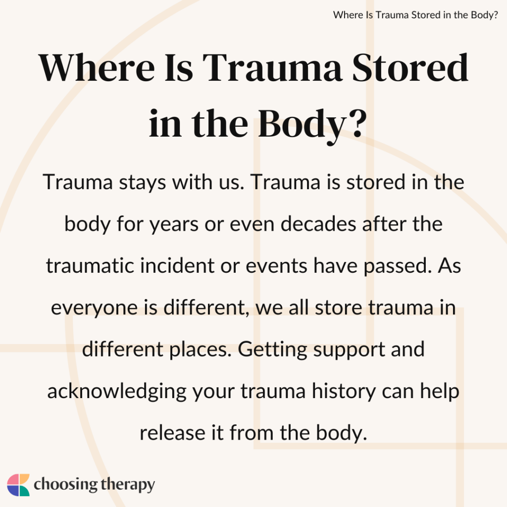 How Stored Trauma Affects the Body
