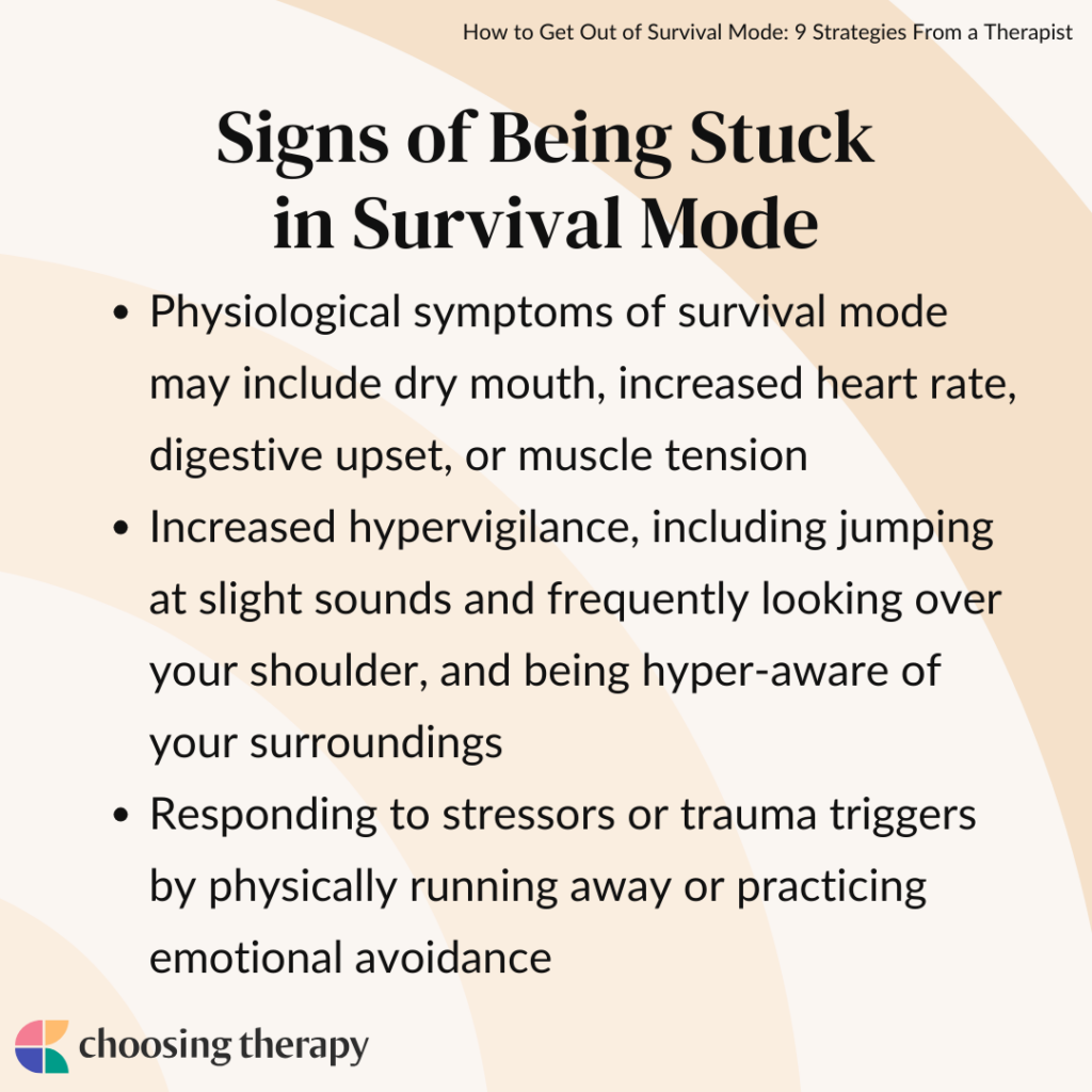 9 Steps for Getting Out of Survival Mode