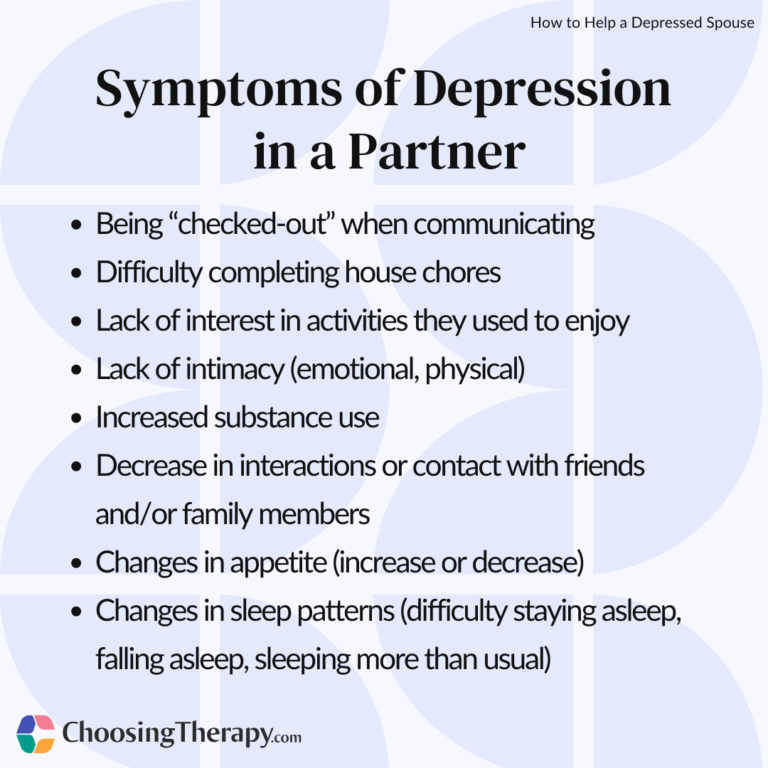 The Dos & Don’ts of Helping a Depressed Spouse