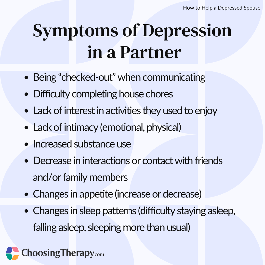 The Dos & Don’ts of Helping a Depressed Spouse