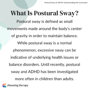 Postural Sway & ADHD: Understanding the Connection | ChoosingTherapy.com