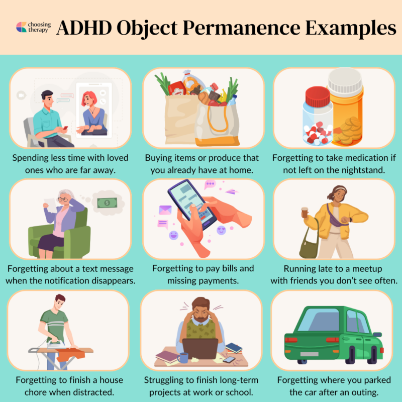 How ADHD Affects Object Permanence