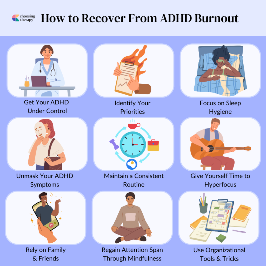 ADHD & Burnout: 10 Tips for Coping