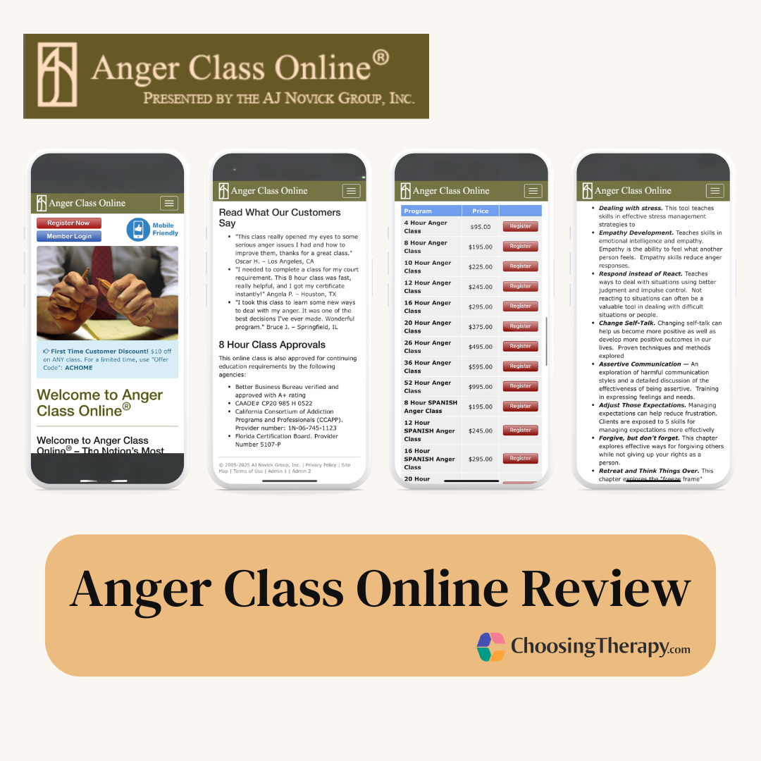 Anger Class Online Review 2025