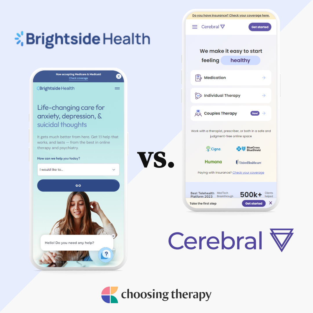 Brightside Health Vs Cerebral 2024