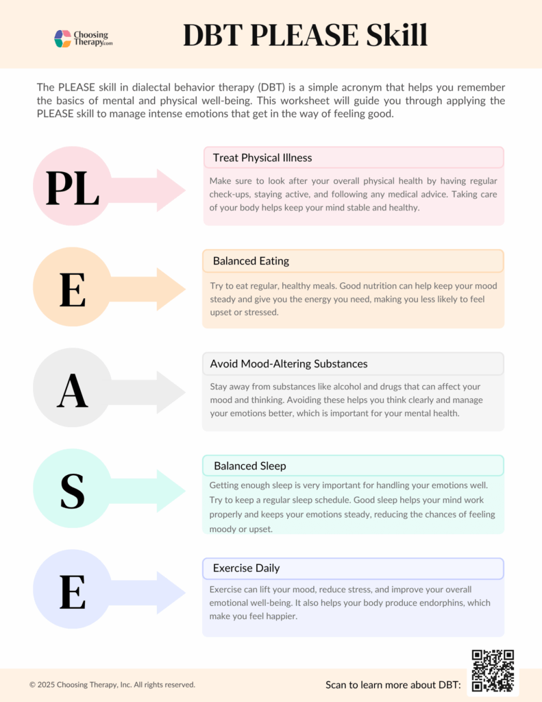 Free DBT Worksheets (Printable PDFs) | ChoosingTherapy.com