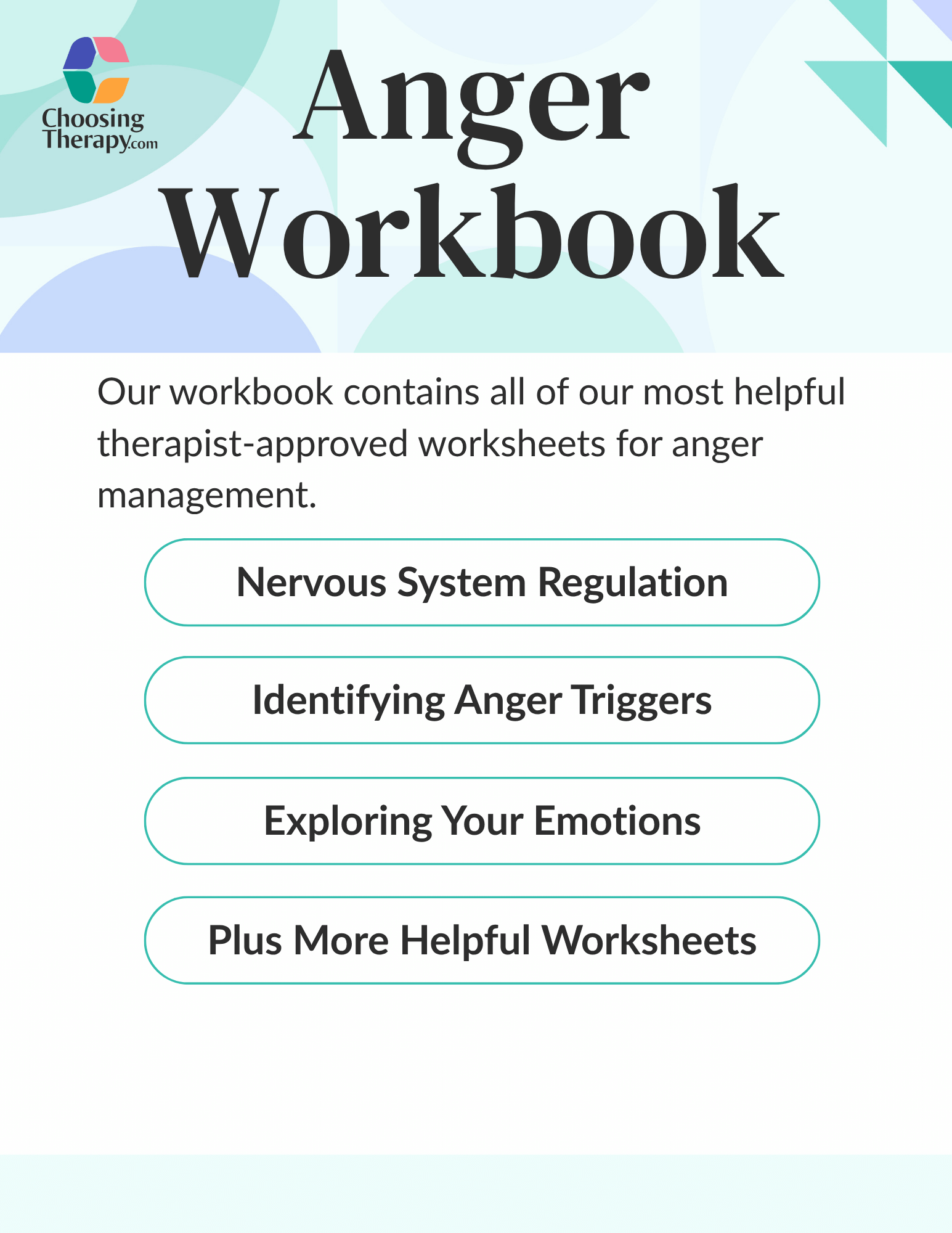 Free Anger Management Workbook (Printable PDF) | ChoosingTherapy.com