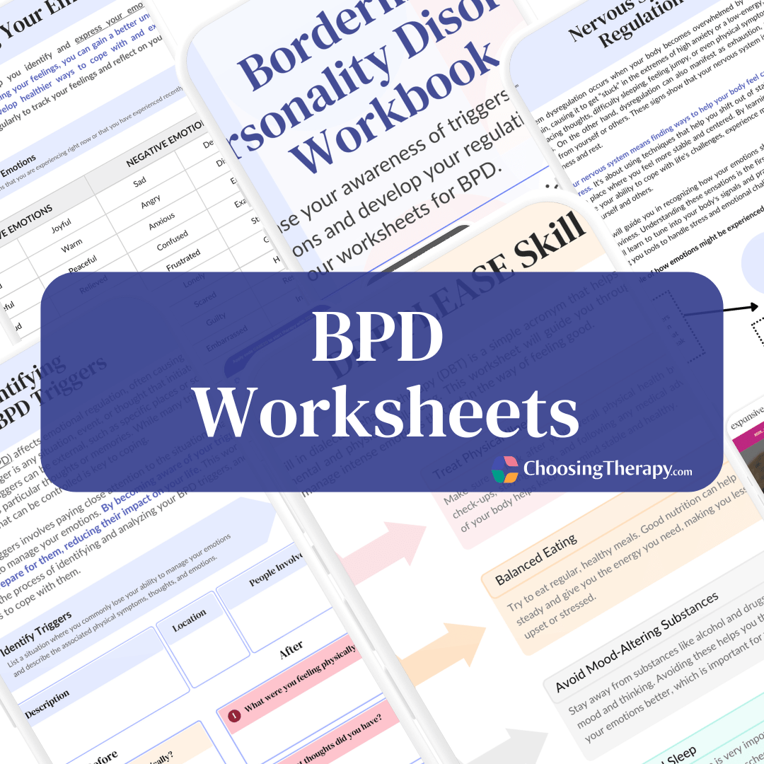 Free BPD Worksheets (Printable PDFs) | ChoosingTherapy.com