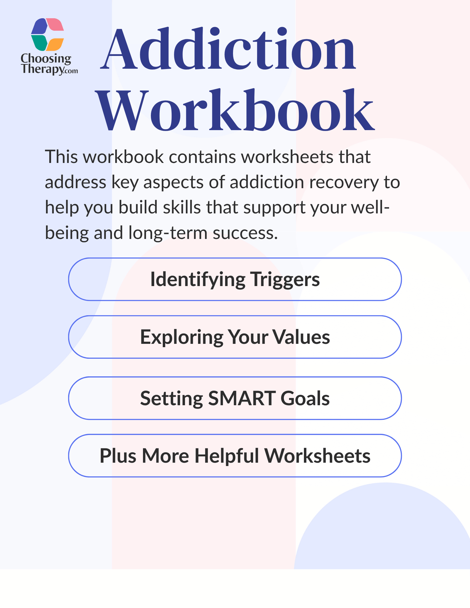 Free Addiction Recovery Workbook (PDF Download) | ChoosingTherapy.com