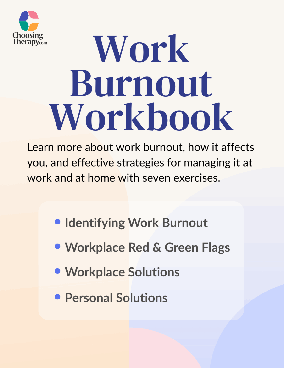 Free Burnout Worksheets (Printable PDFs) | ChoosingTherapy.com